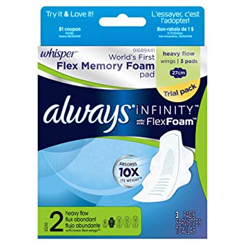 Always Infinity Flex Foam 3 Pads Size 2 | Star Distribution
